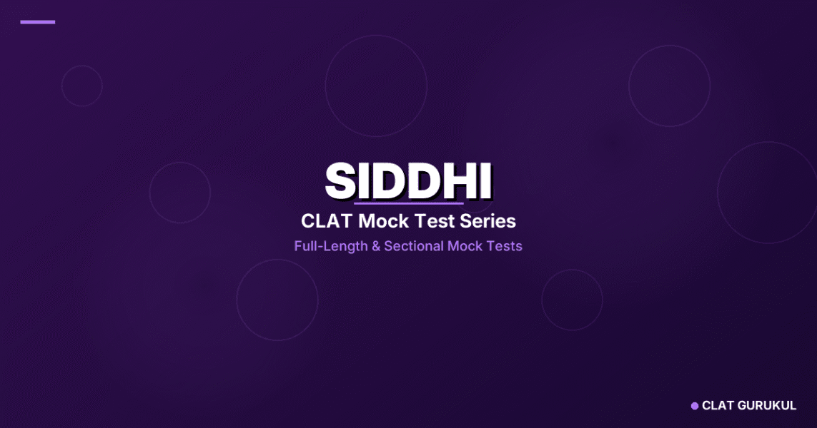Siddhi — CUET Mock Test Series - CUET Gurukul